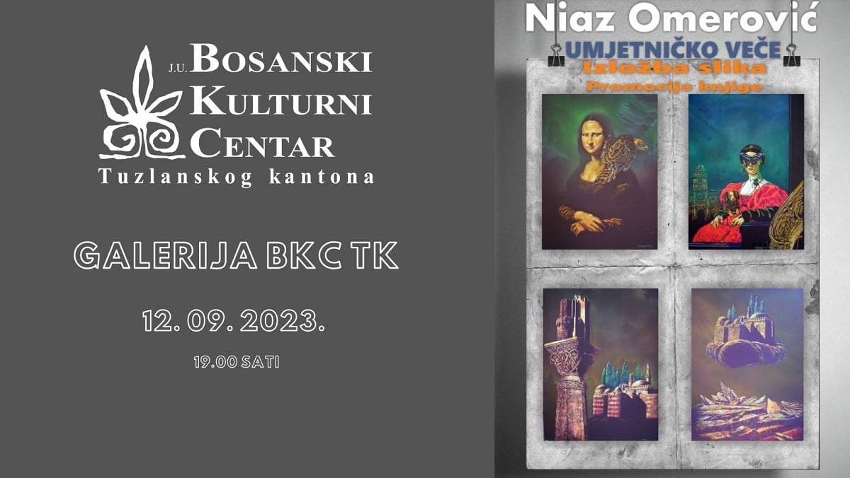 Umjetničko veče Niaza Omerovića 12. septembra u BKC TK